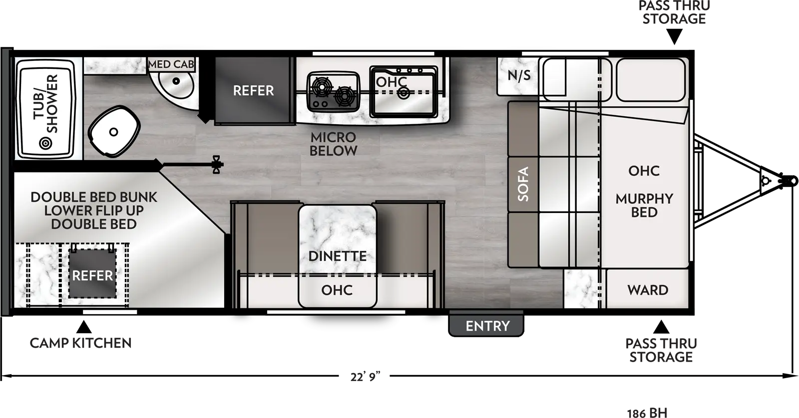 Apex Nano Floorplans - Coachmen RV