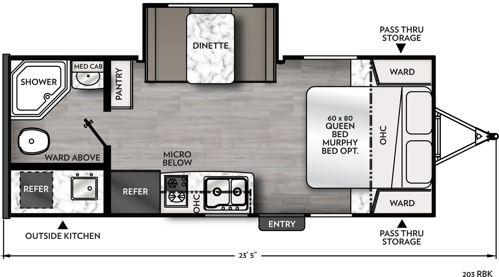 Apex Nano Floorplans - Coachmen RV