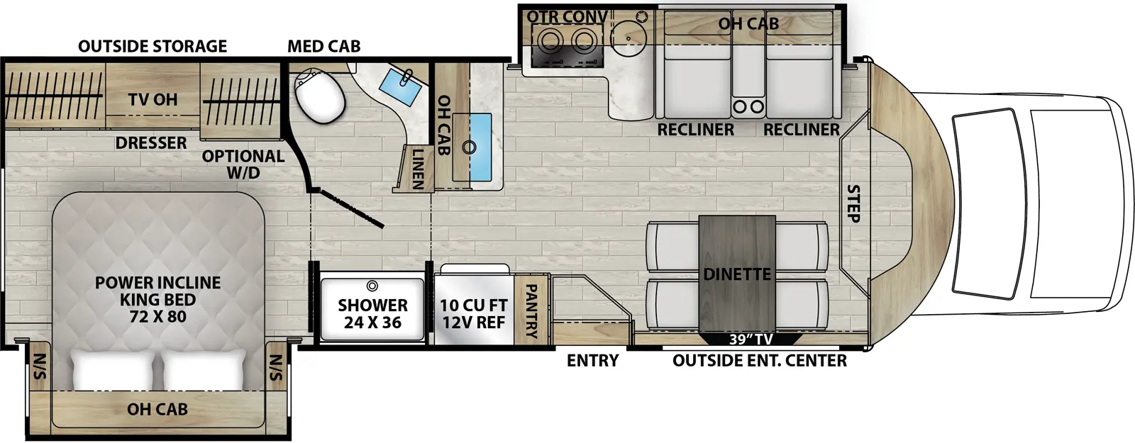 2025 Concord 321DS Floorplan - Coachmen RV