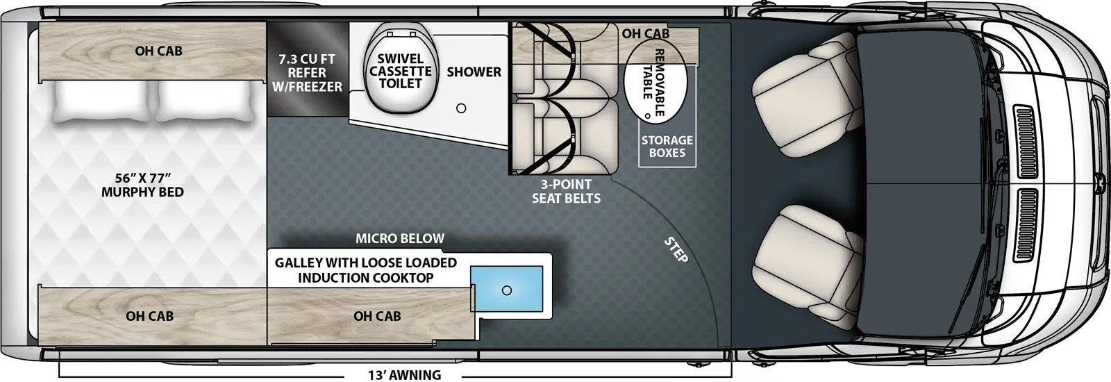 Pixel | Coachmen Floorplan - Coachmen RV