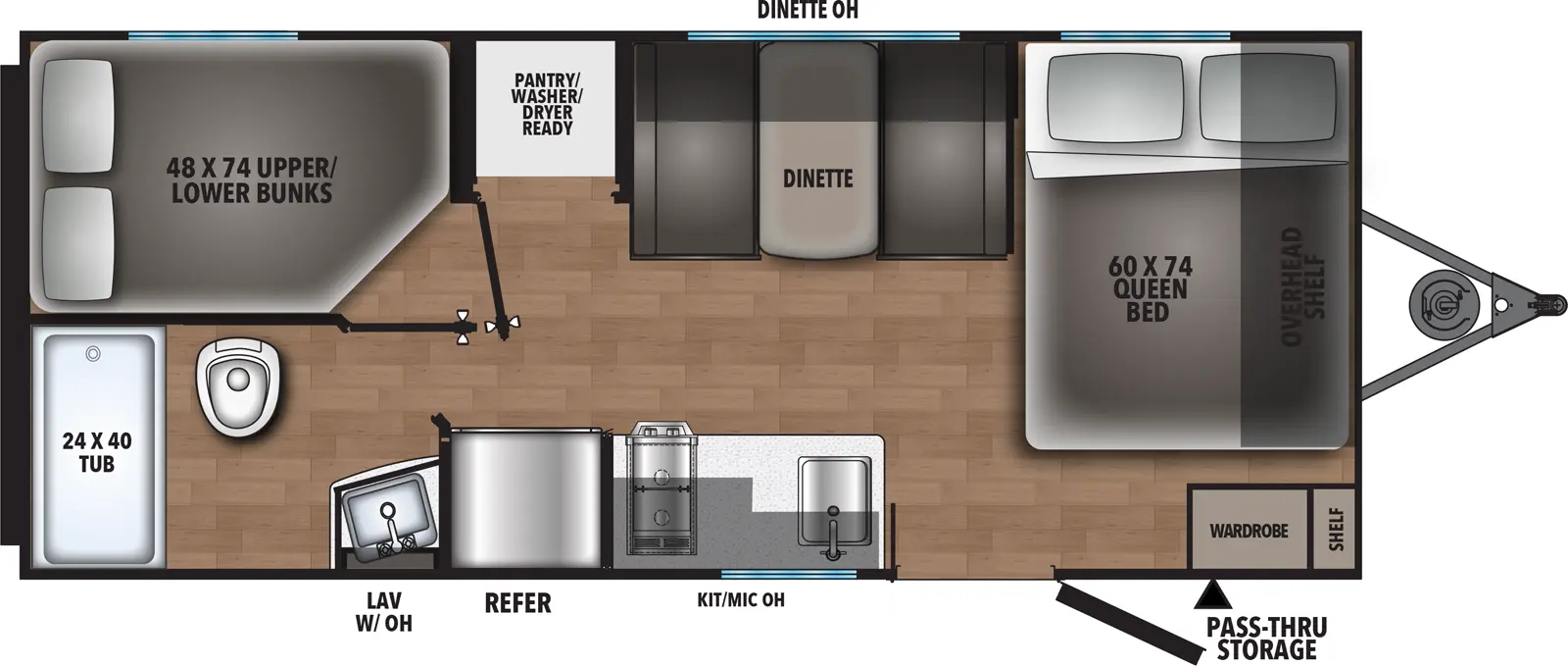 Shasta I 5 Edition & Compact Floorplans - Coachmen RV